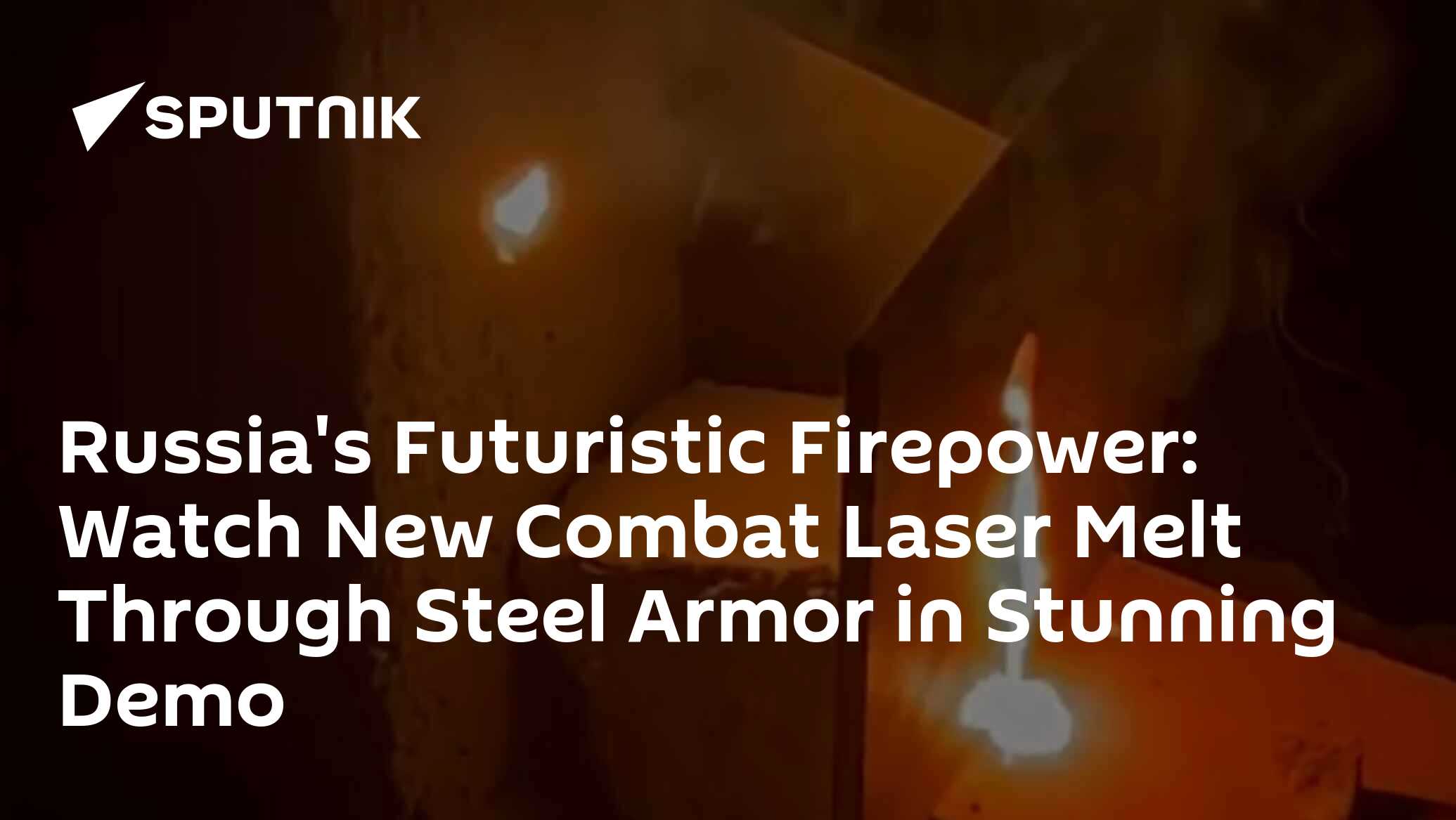 Russia's Futuristic Firepower: Watch New Combat Laser Melt Through ...