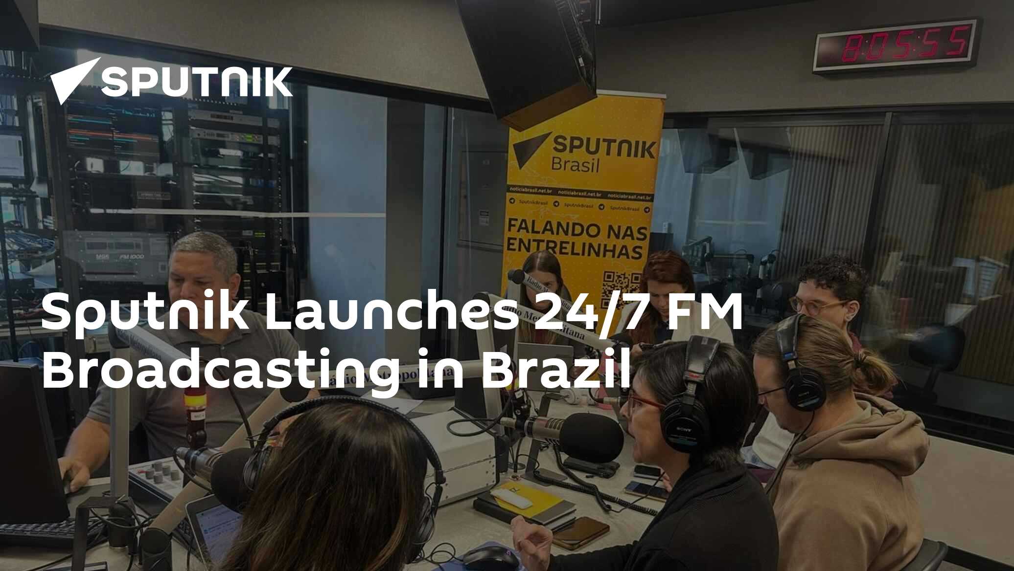 Sputnik Launches 24/7 FM Broadcasting in Brazil