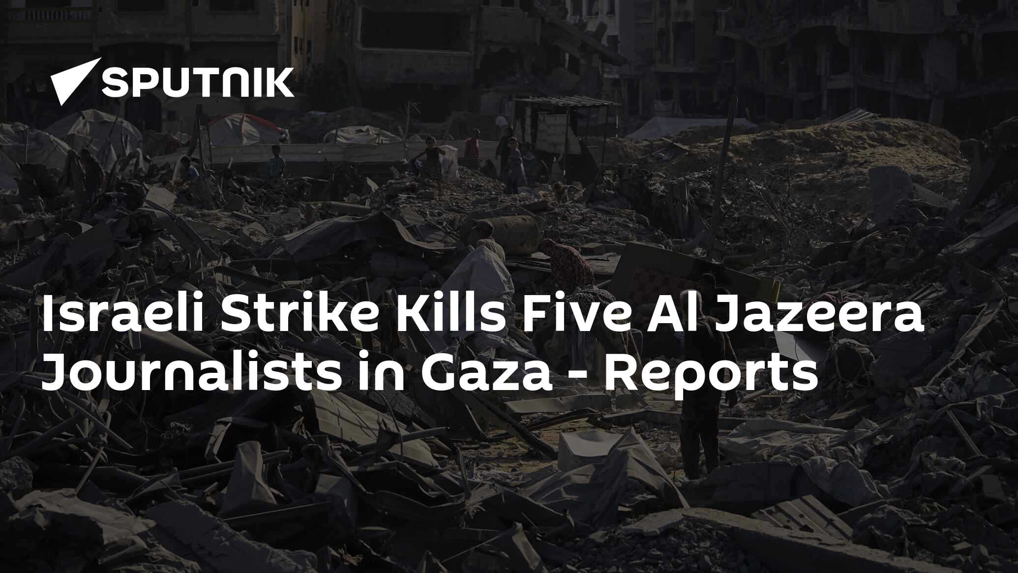 Israeli Strike Kills Five Al Jazeera Journalists in Gaza - Reports - South Africa Today