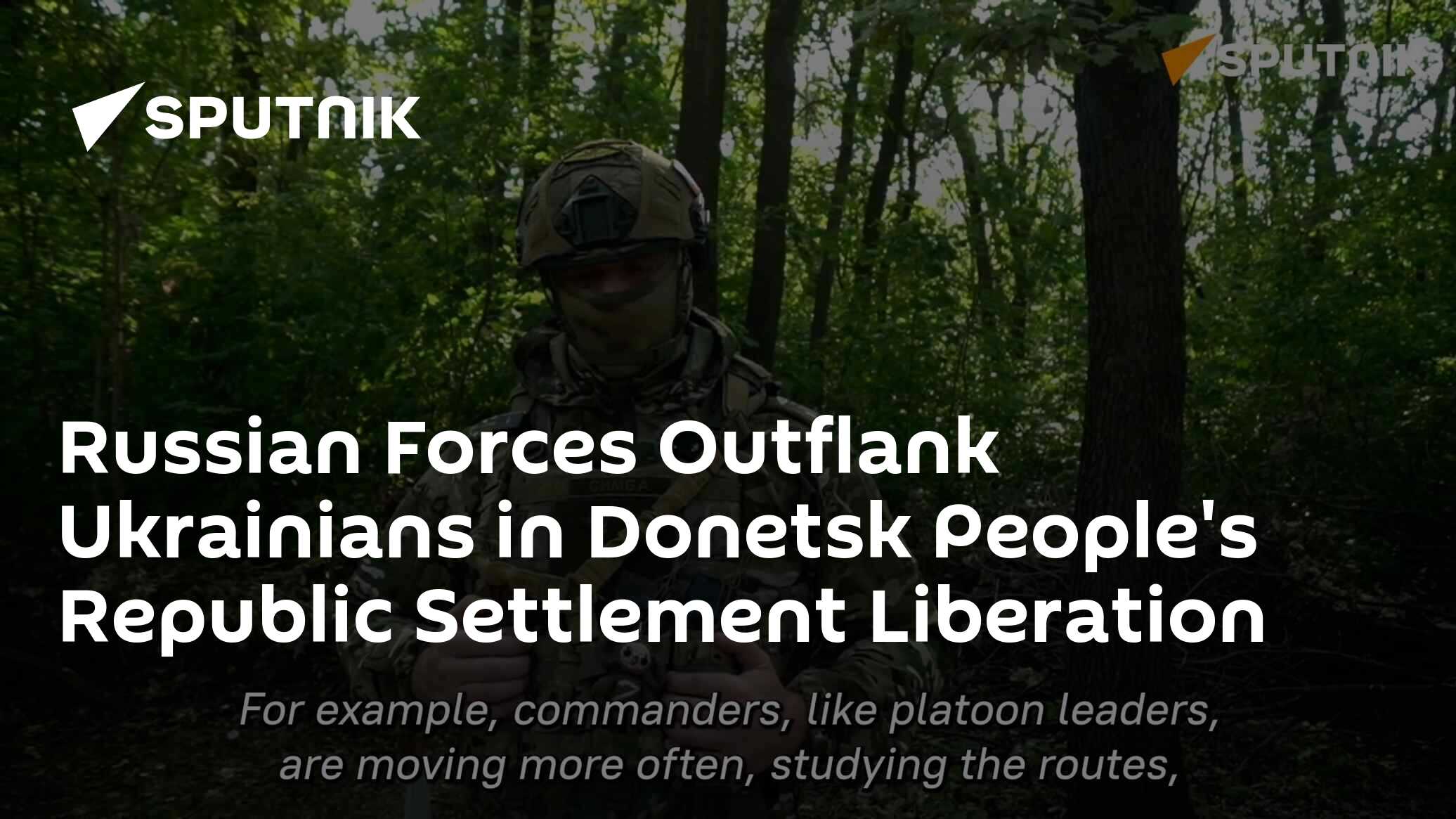 Russian Forces Outflank Ukrainians in Donetsk People's Republic ...