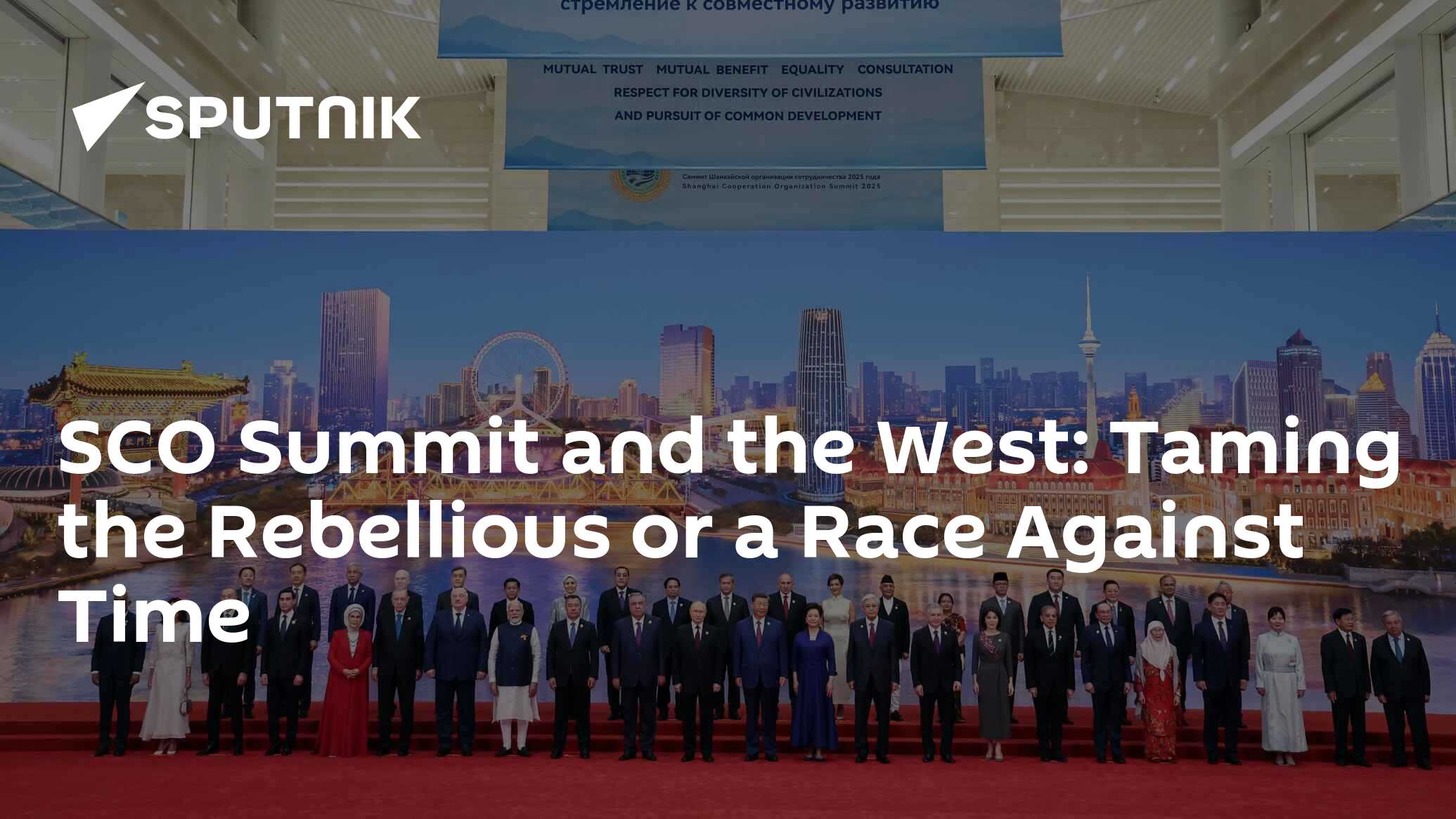 SCO Summit and the West: Taming the Rebellious or a Race Against Time ...