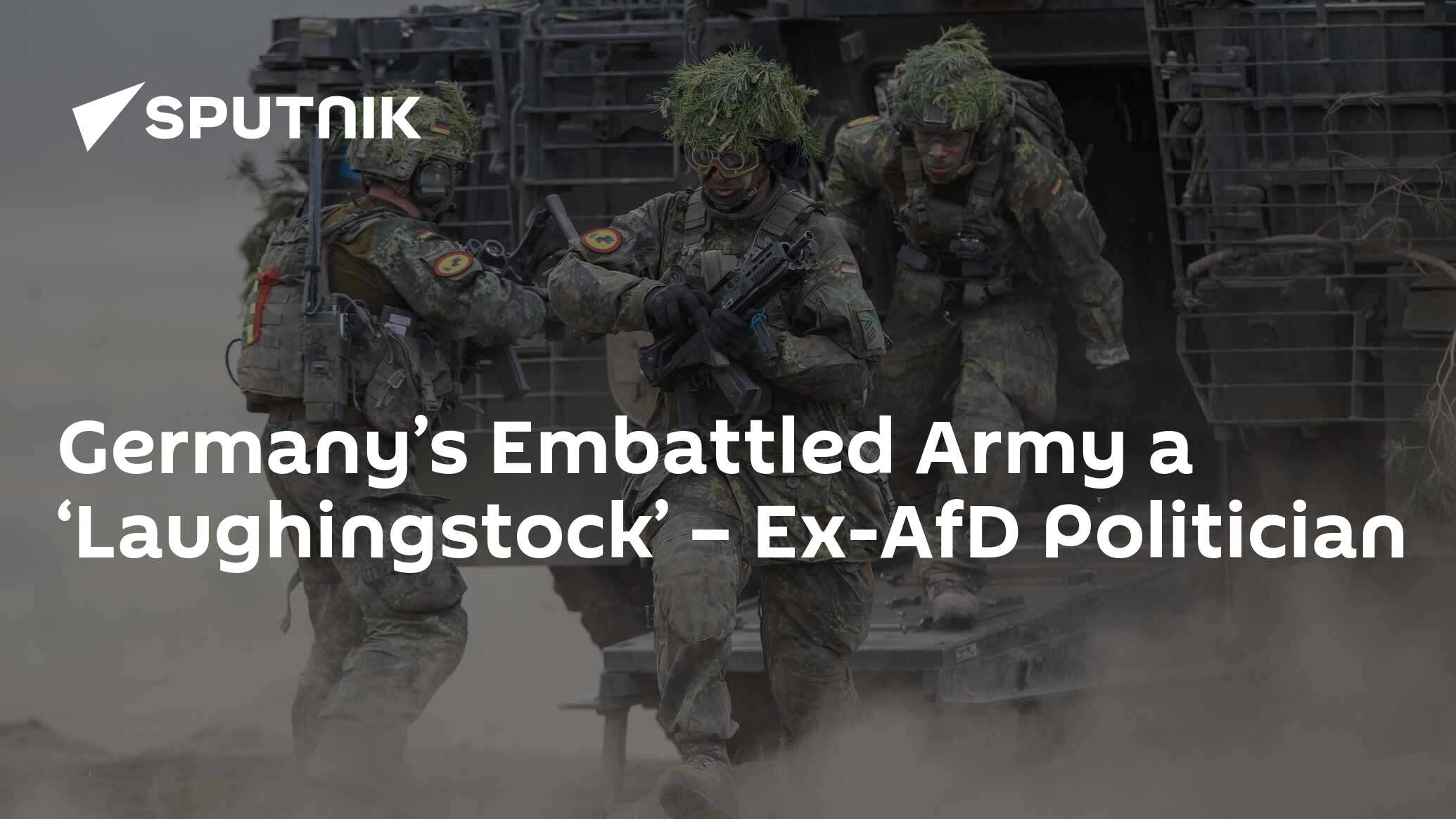 Germany’s Embattled Army a ‘Laughingstock’ – Ex-AfD Politician