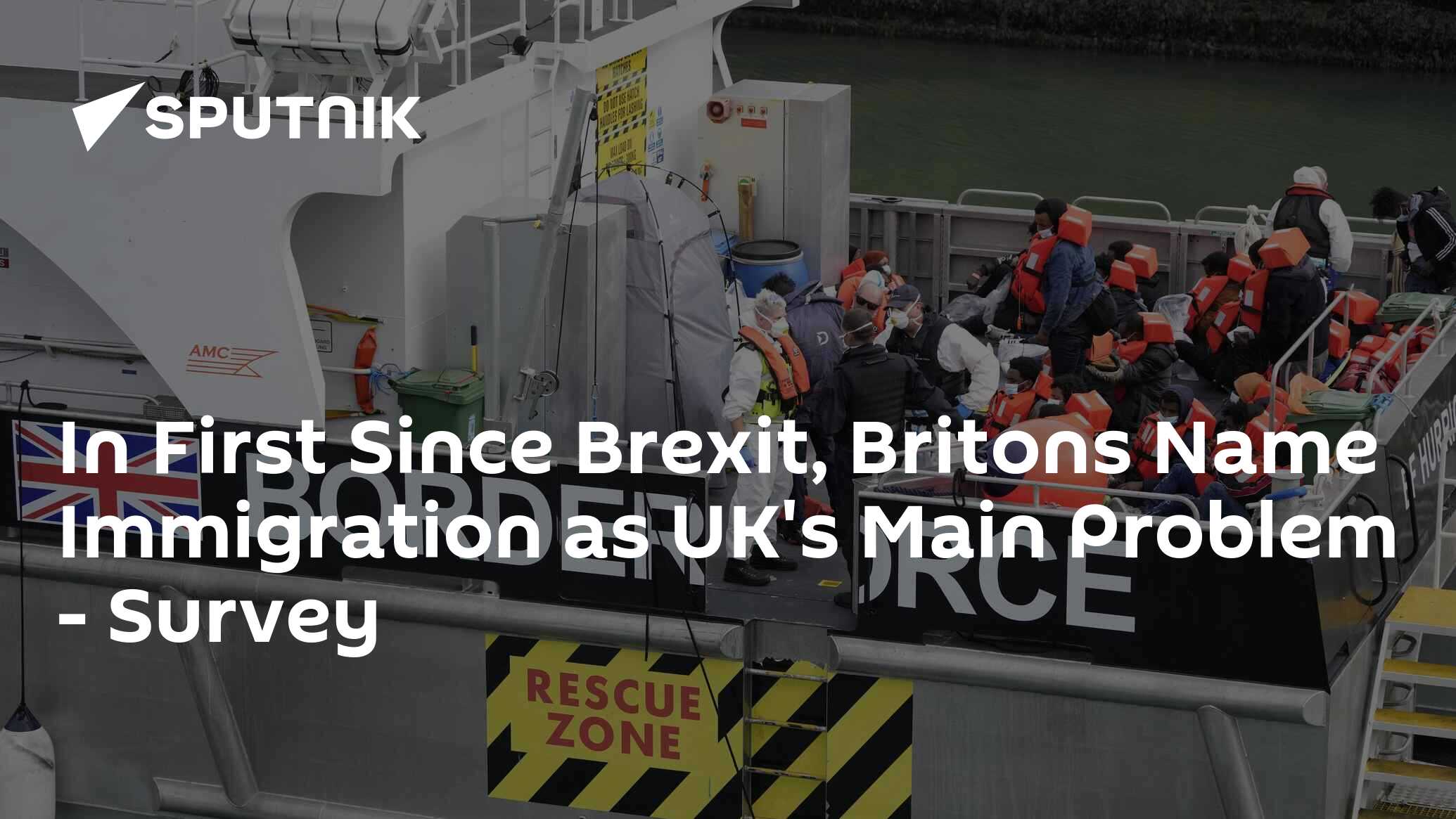 In First Since Brexit, Britons Name Immigration as UK's Main Problem ...