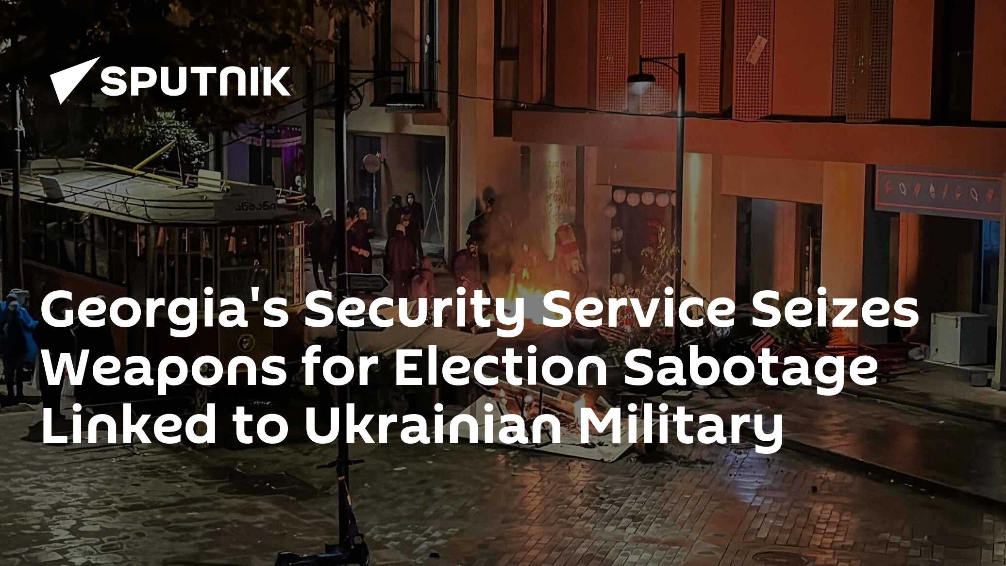 Georgia's Security Service Seizes Weapons Linked to Ukrainian Military