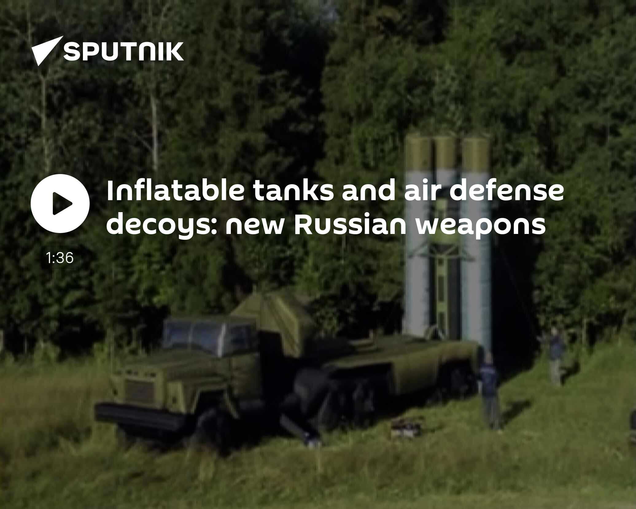 Inflatable tanks and air defense decoys: new Russian weapons - 11.11. ...