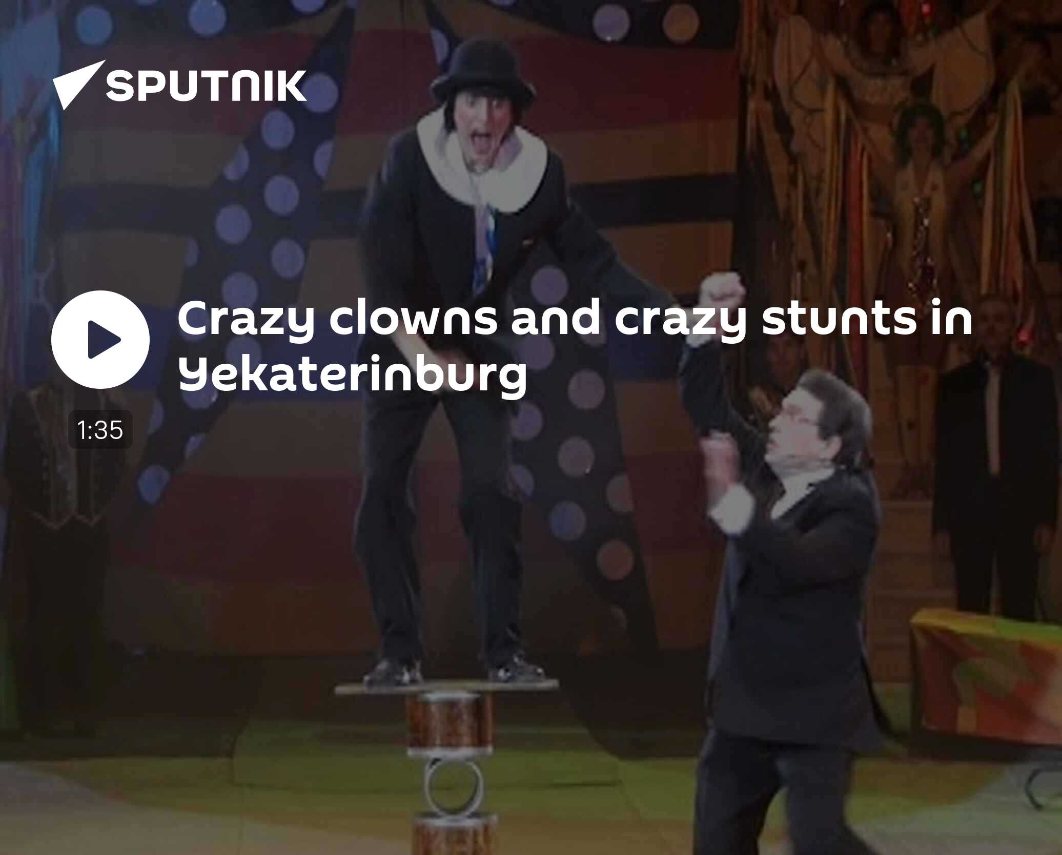Crazy clowns and crazy stunts in Yekaterinburg - 29.11.2010, Sputnik ...