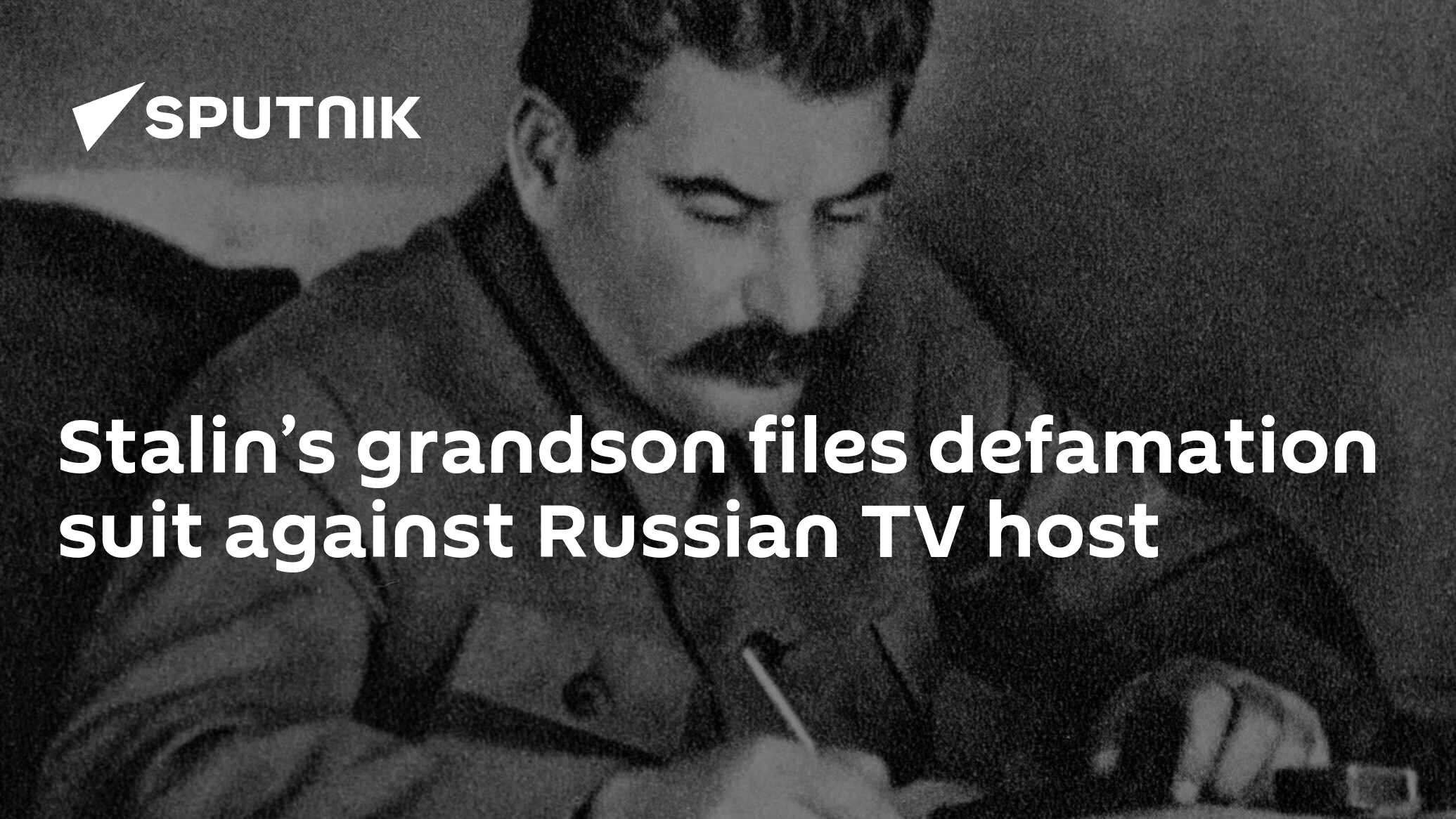 Stalin’s grandson files defamation suit against Russian TV host - 28.10 ...