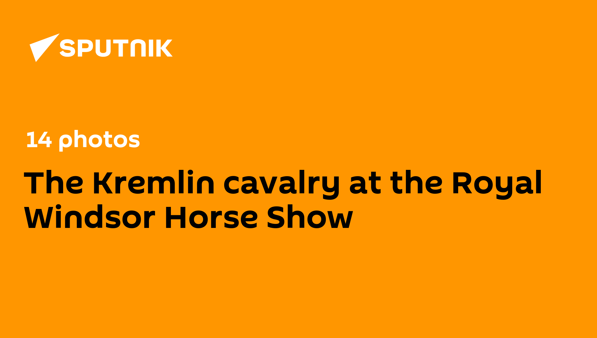 The Kremlin cavalry at the Royal Windsor Horse Show - 24.05.2012 ...