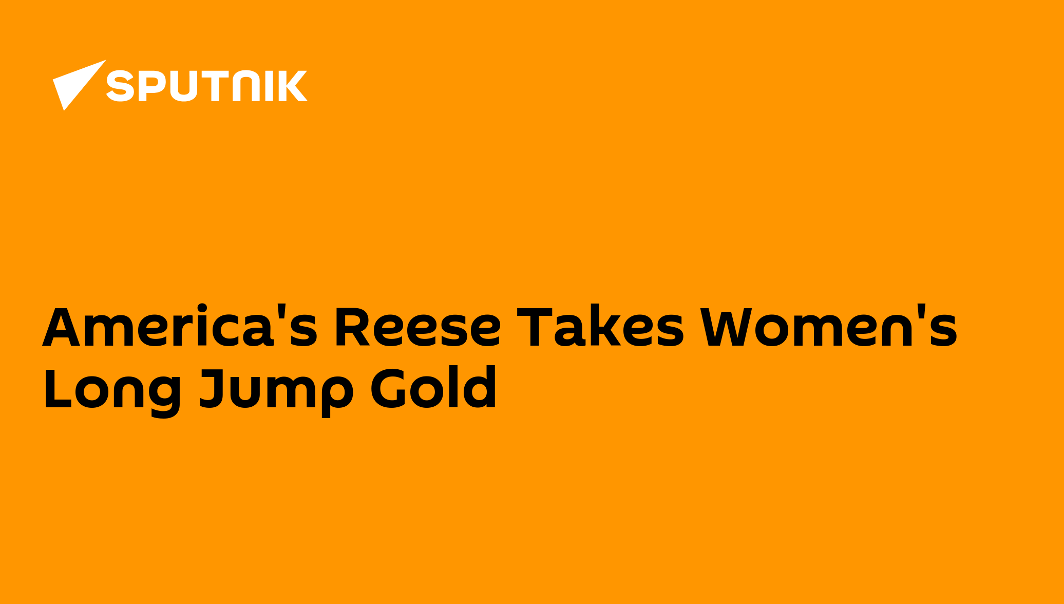 America's Reese Takes Women's Long Jump Gold - 08.08.2012, Sputnik ...