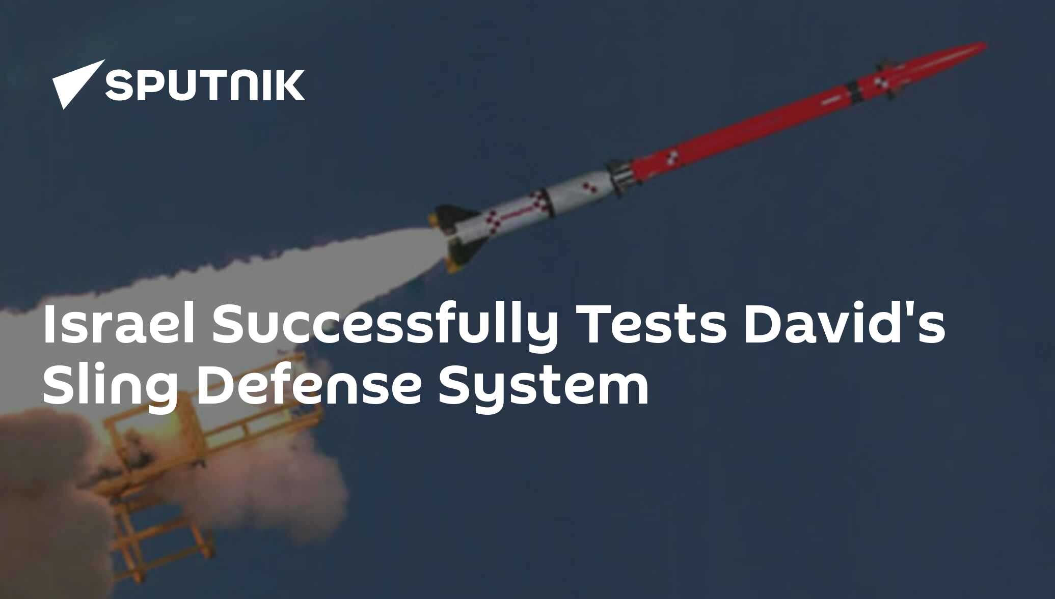 Israel Successfully Tests David's Sling Defense System - 26.11.2012 ...