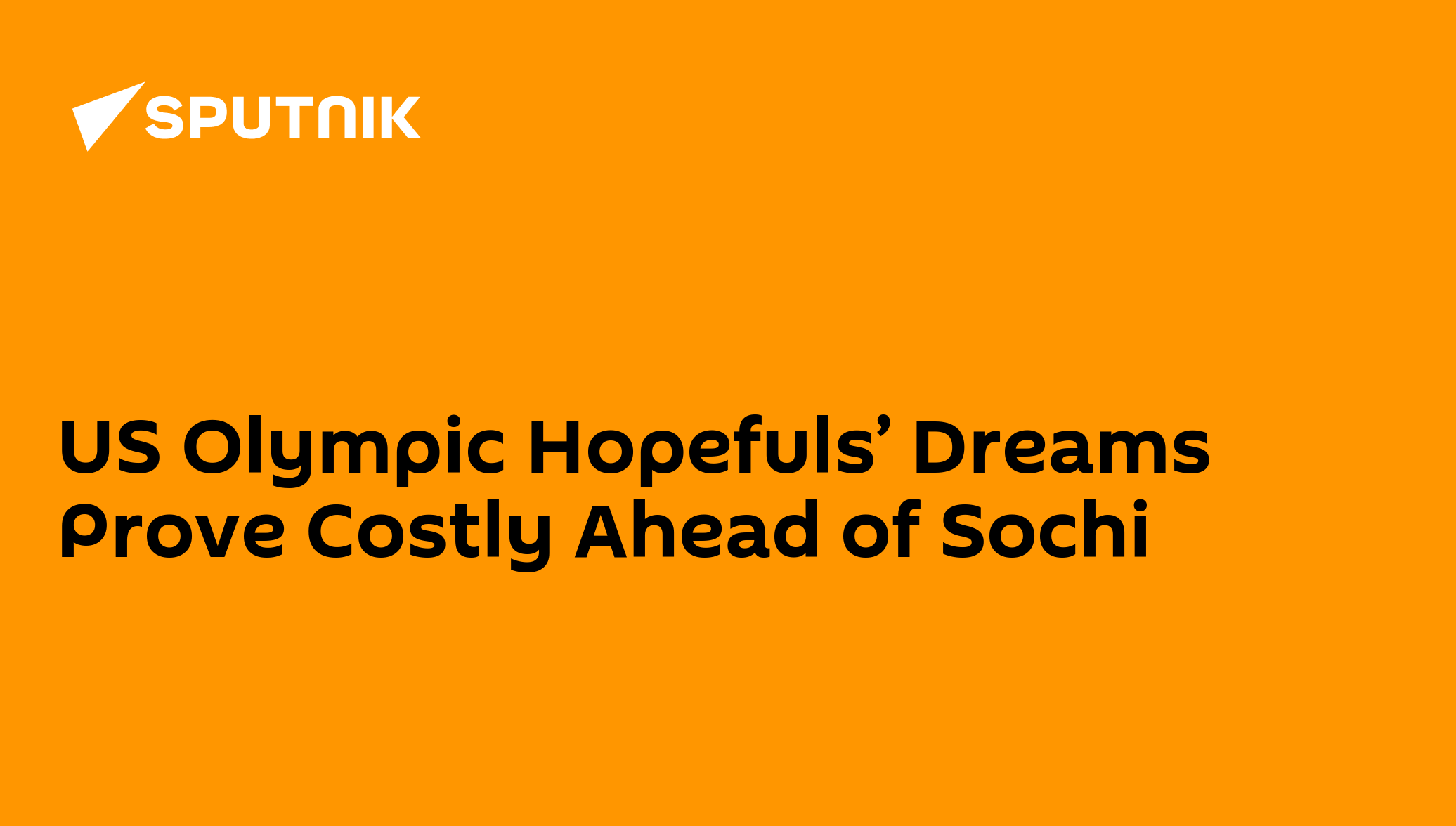 US Olympic Hopefuls’ Dreams Prove Costly Ahead of Sochi - 04.12.2013 ...