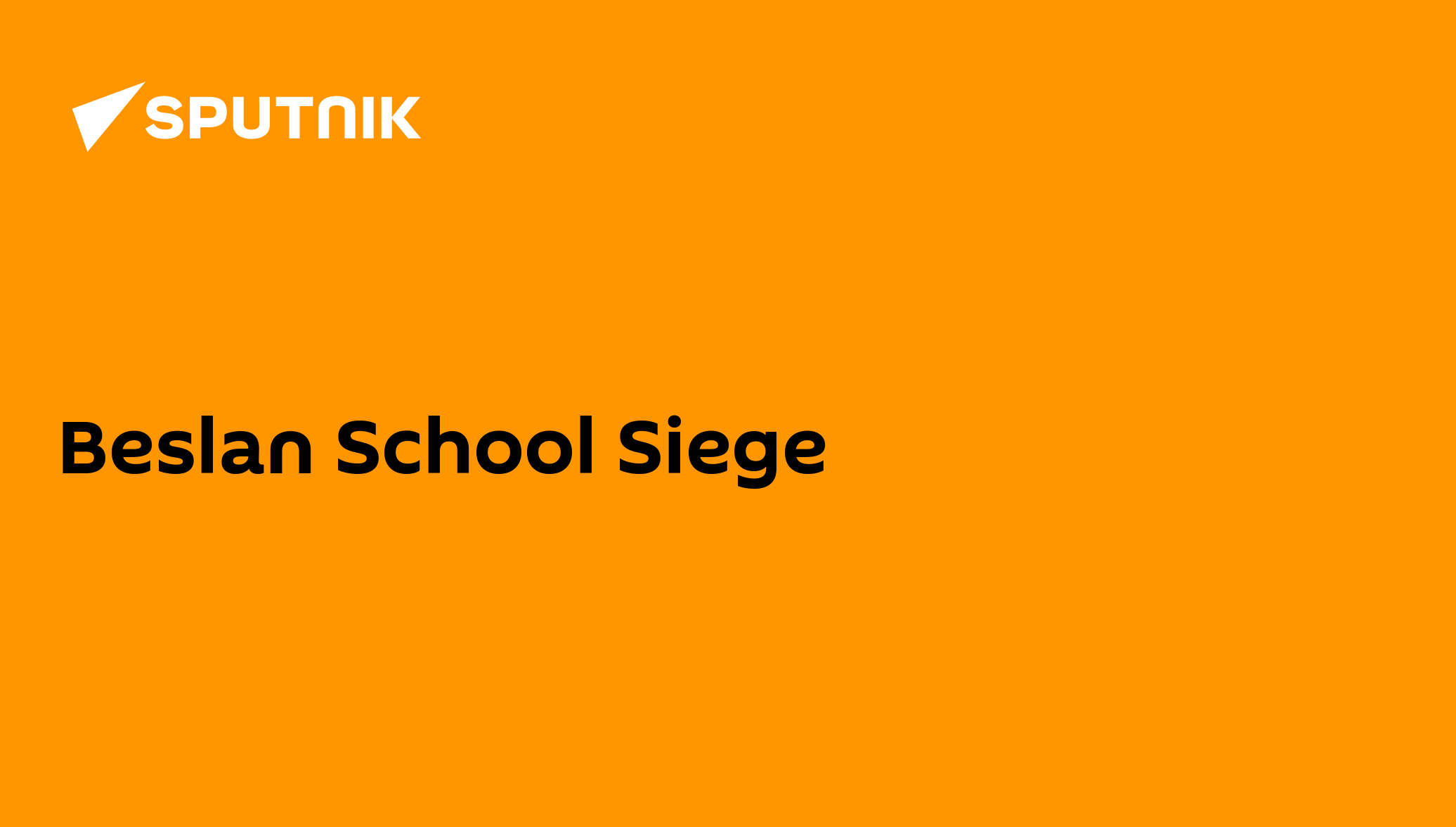 Beslan School Siege - 01.09.2014, Sputnik International