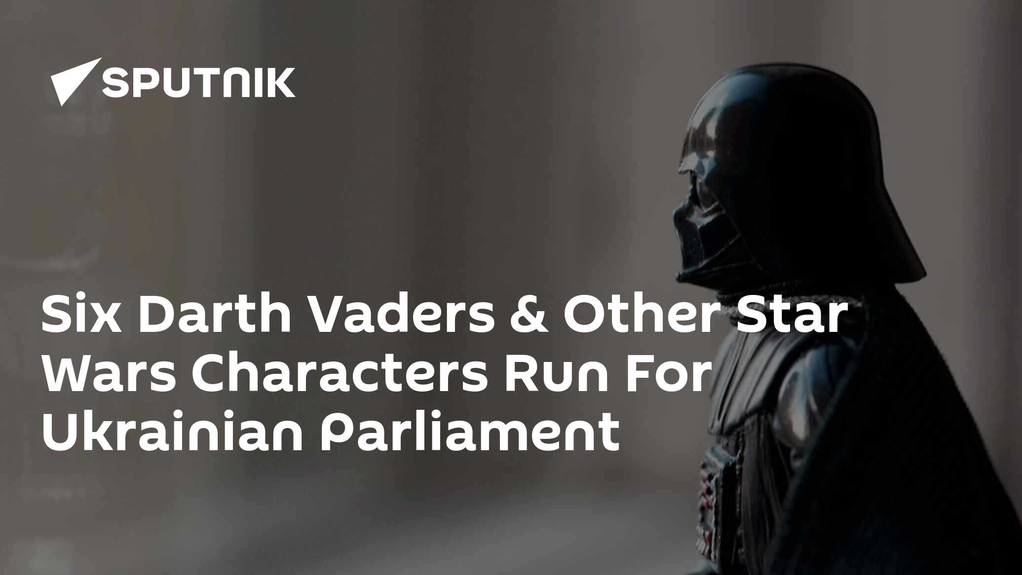 Six Darth Vaders & Other Star Wars Characters Run For Ukrainian ...