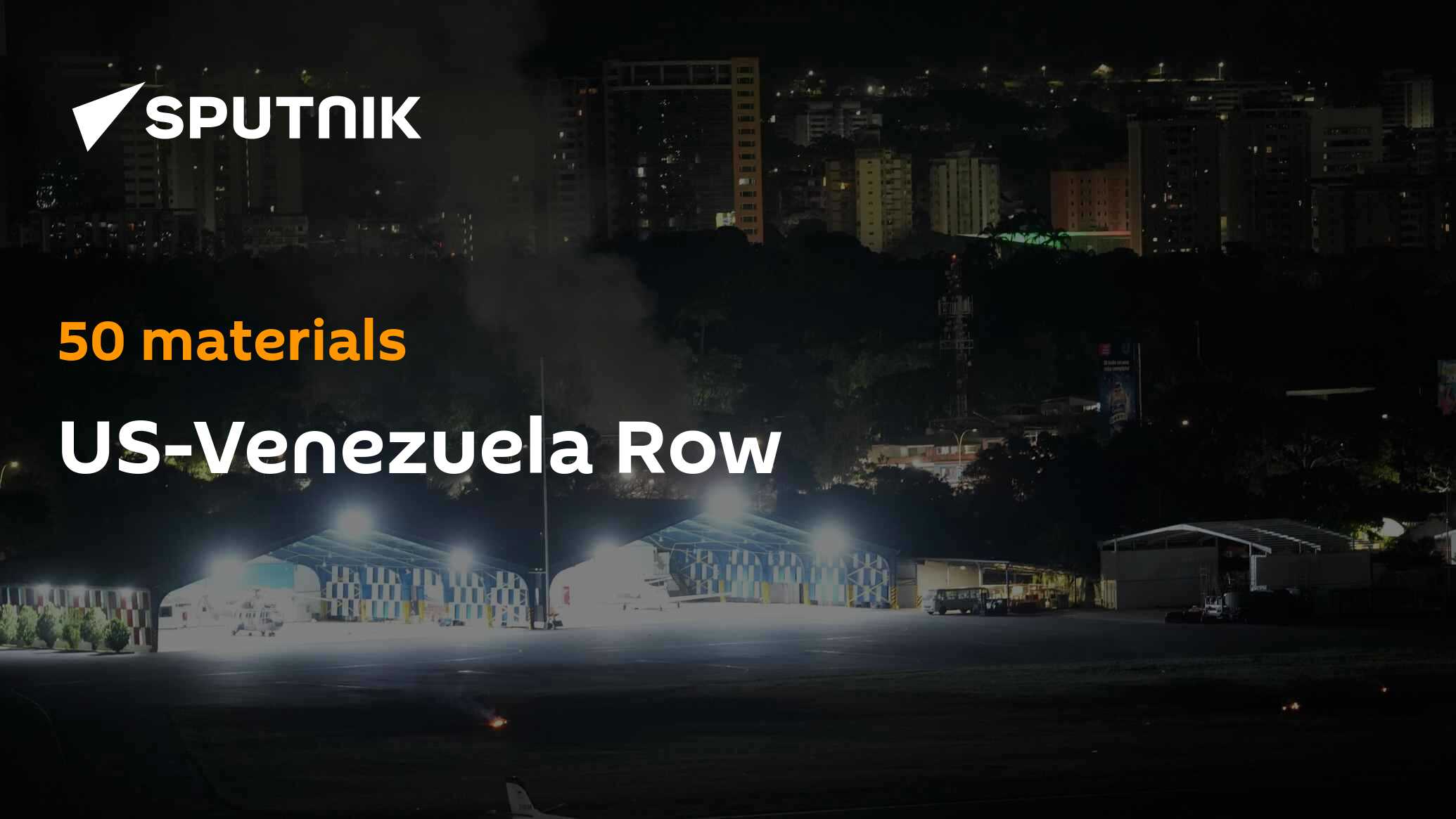 US-Venezuela Row - today's latest news and major events - Sputnik ...