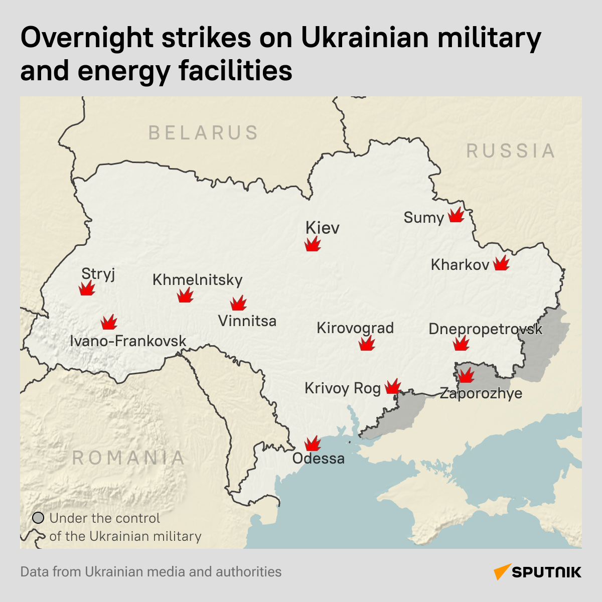 Russian Strikes Paralyze Ukraine's Power Grid: Here's What Was Hit