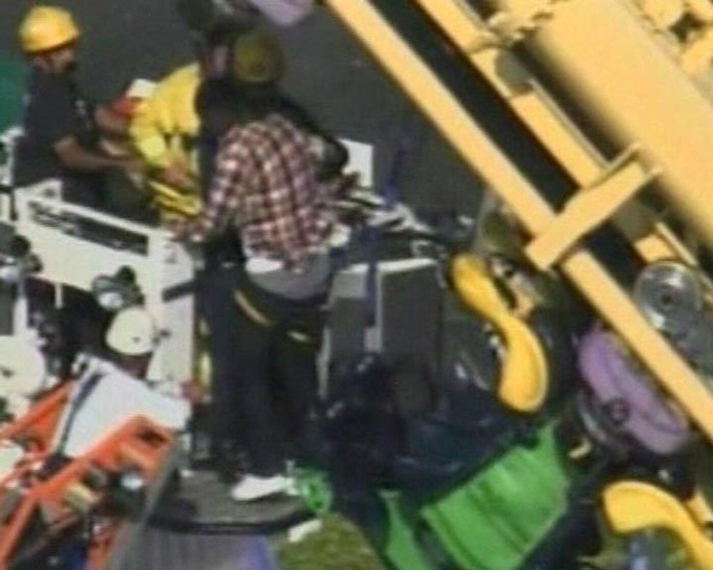 Fire crews use cherry picker to rescue people after rollercoaster gets ...