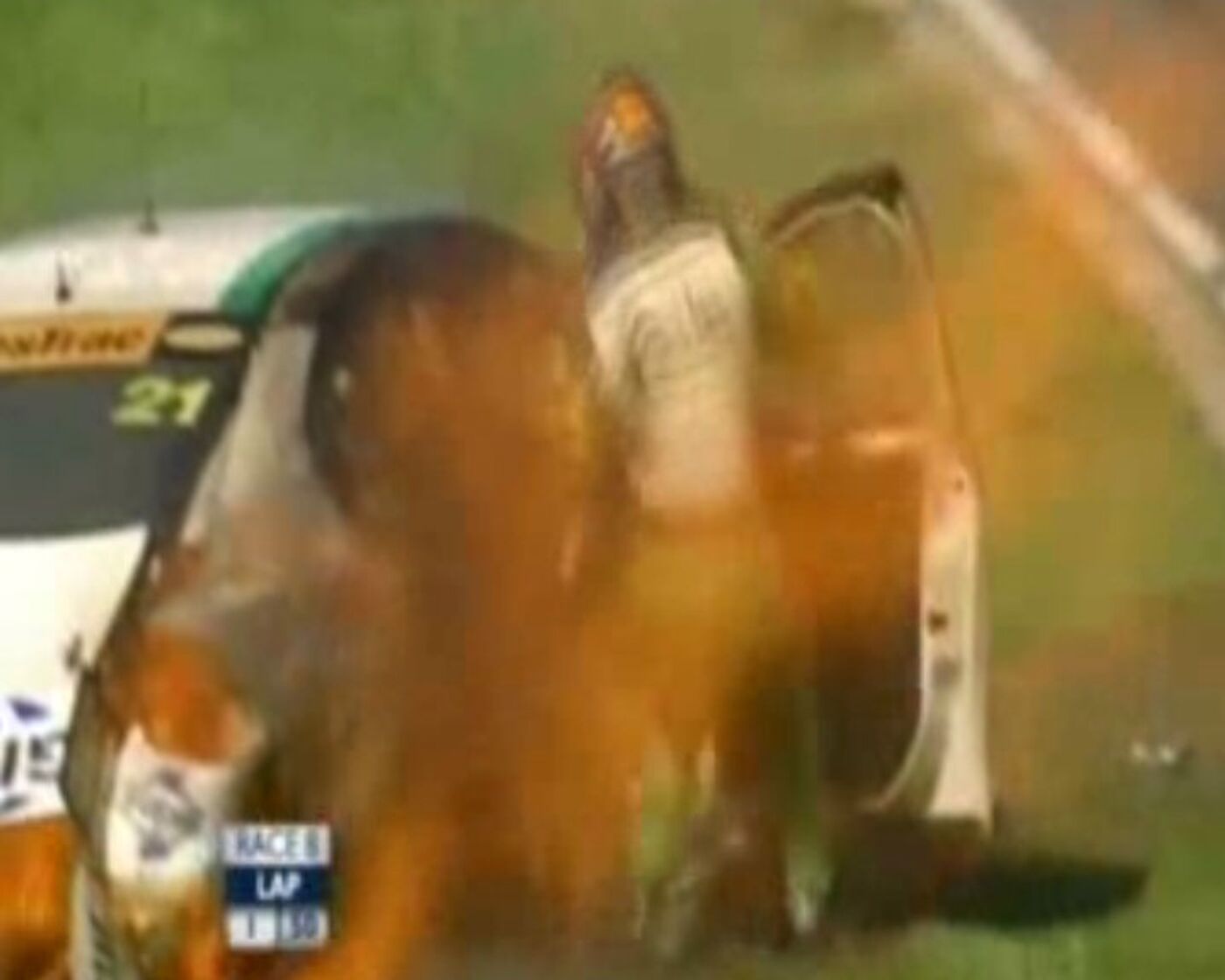 Race car driver survives fireball - 03.05.2011, Sputnik International