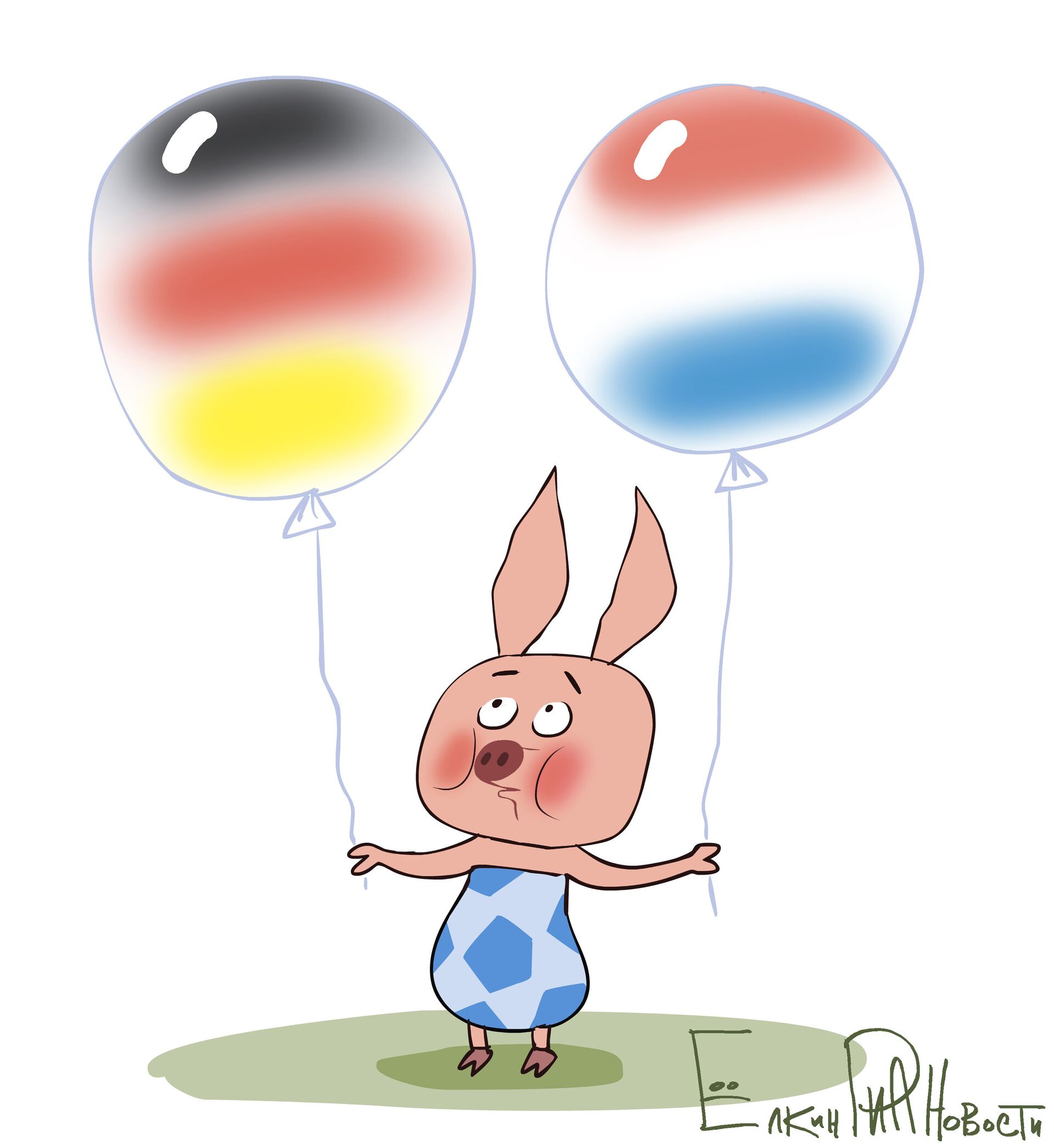 Funtik the Pig - Euro 2012 Prophet - 15.06.2012, Sputnik International